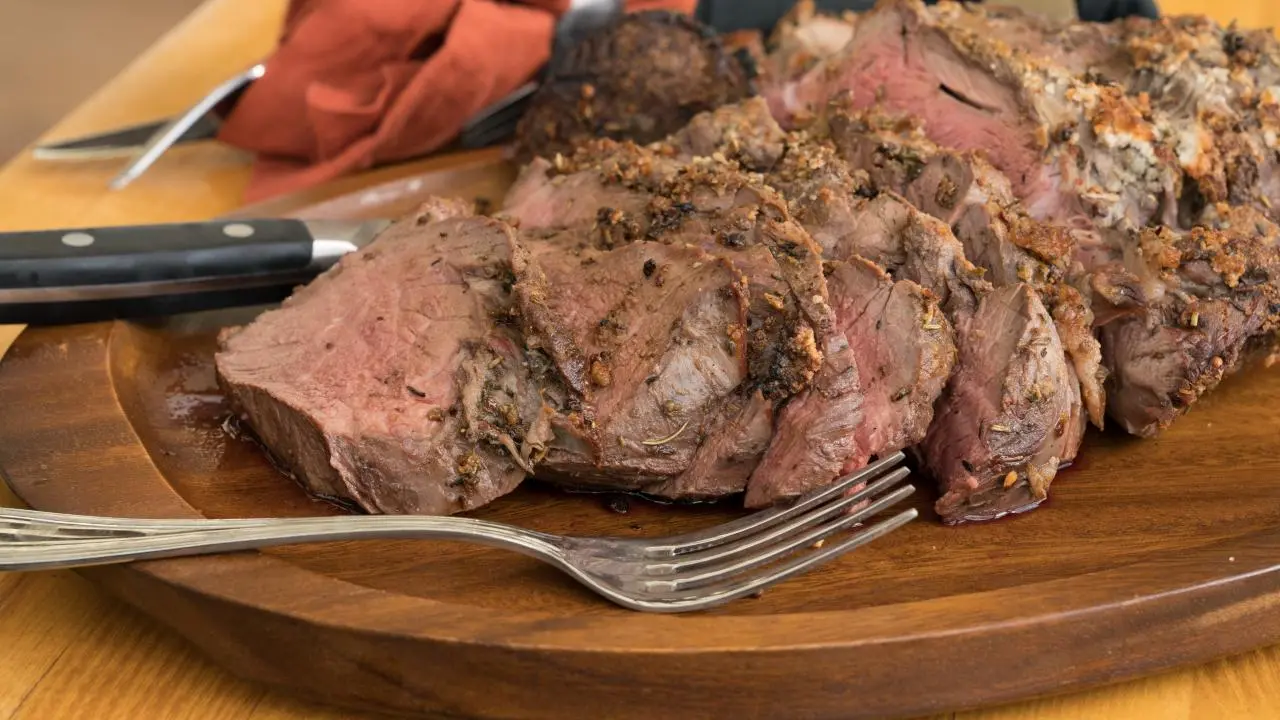 Salt-Crusted Leg of Lamb Recipe | Marc Murphy | Food Network