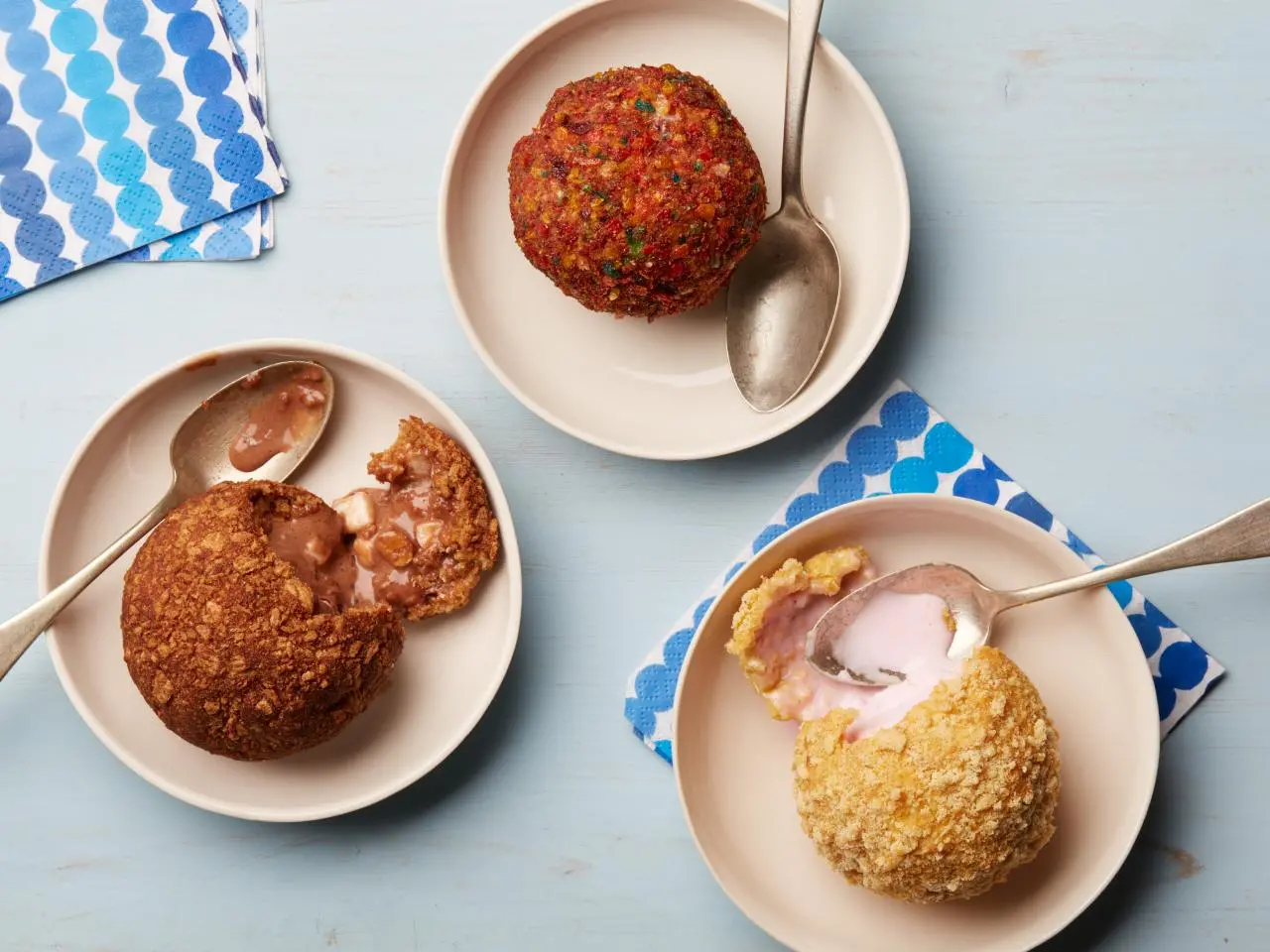 Deep Fried Cereal Fried Ice Cream