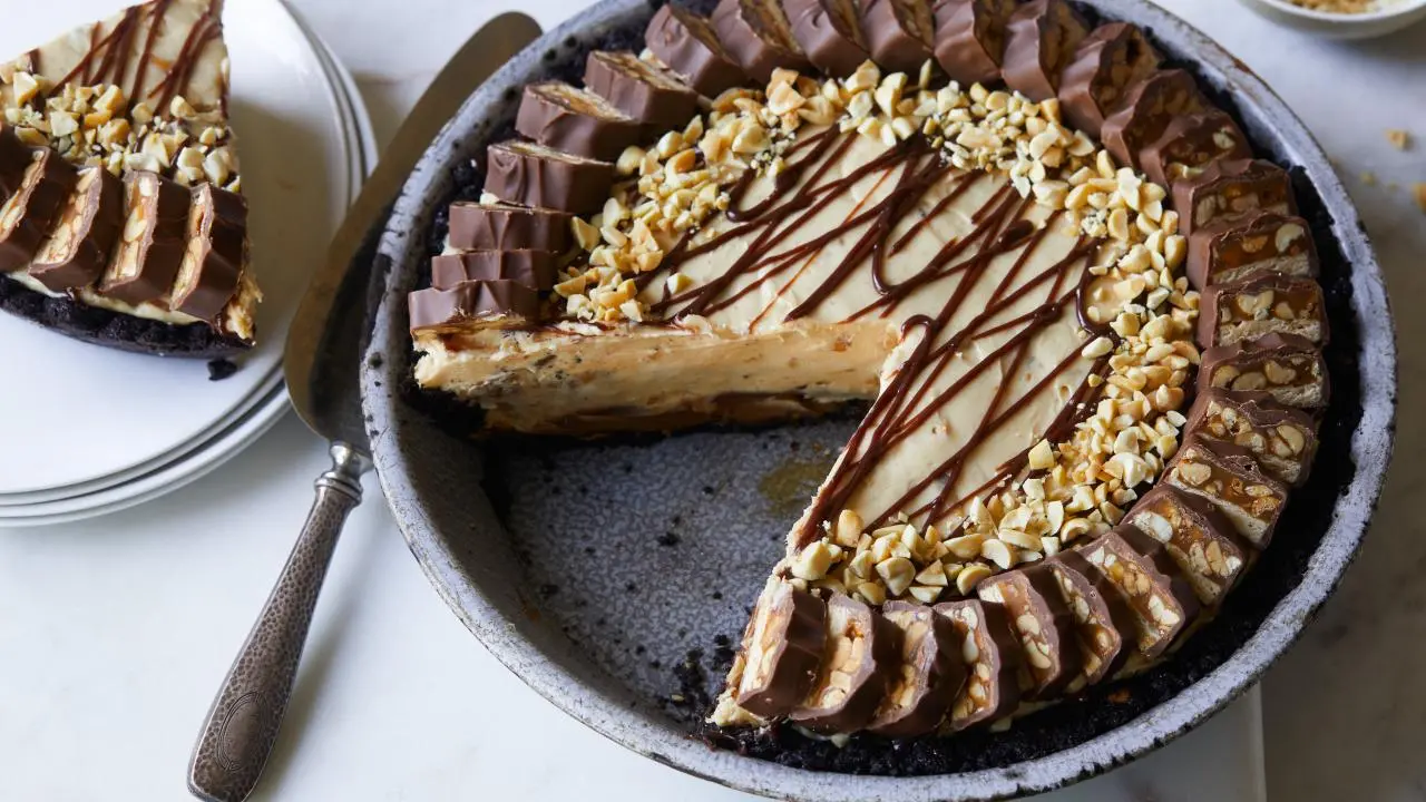 Deep-Dish Snickers Pie Recipe | Food Network Kitchen | Food Network