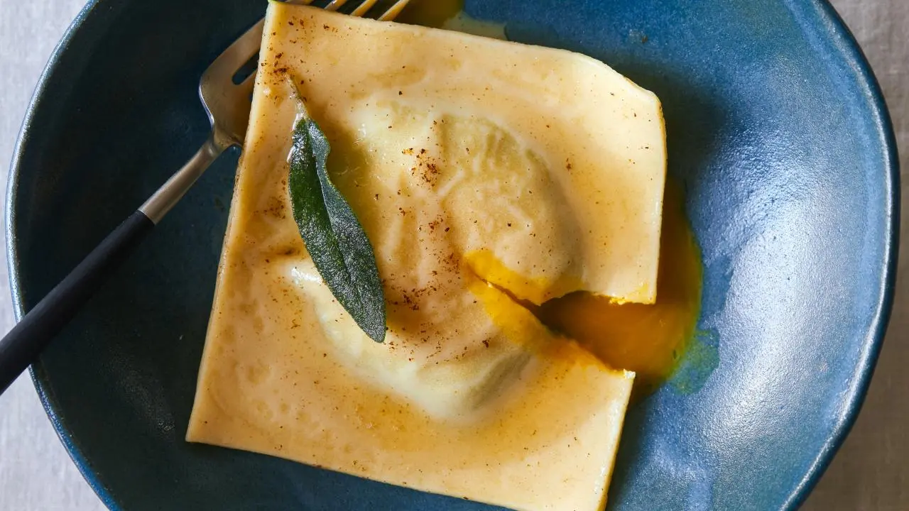 Egg-Stuffed Ravioli Recipe | Food Network Kitchen | Food Network