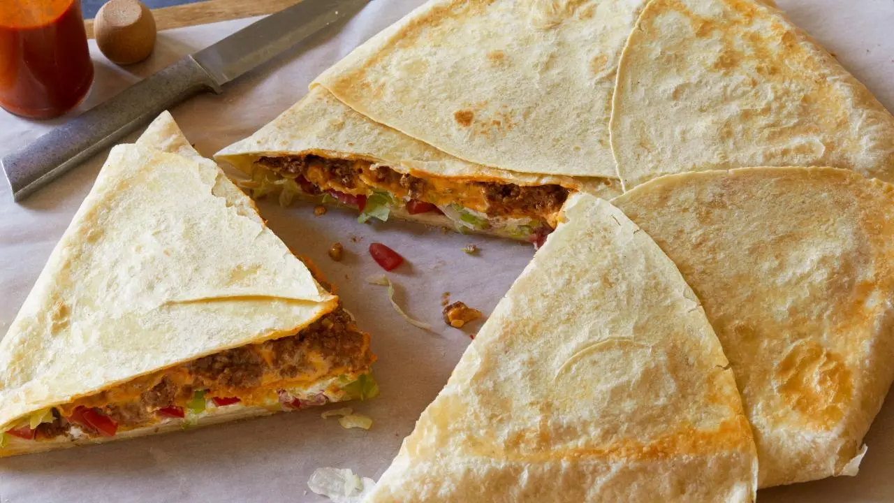 Giant Crunchy Taco Wrap Recipe | Food Network Kitchen | Food Network