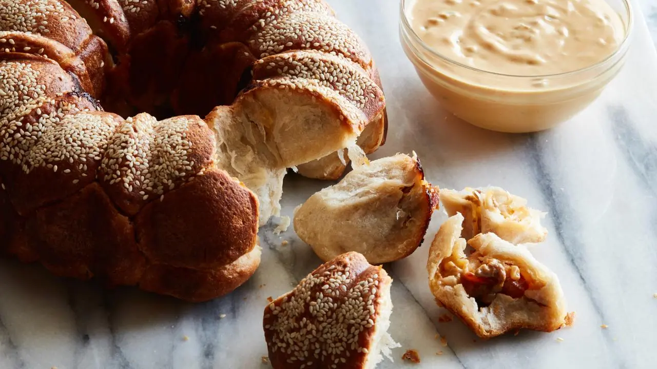 Cheeseburger Monkey Bread Recipe | Food Network Kitchen | Food Network