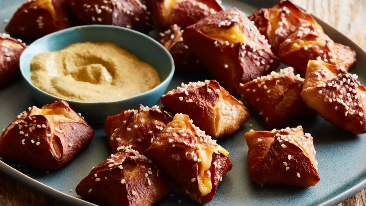 Cheesy Pretzel Dumplings Recipe | Food Network Kitchen | Food Network