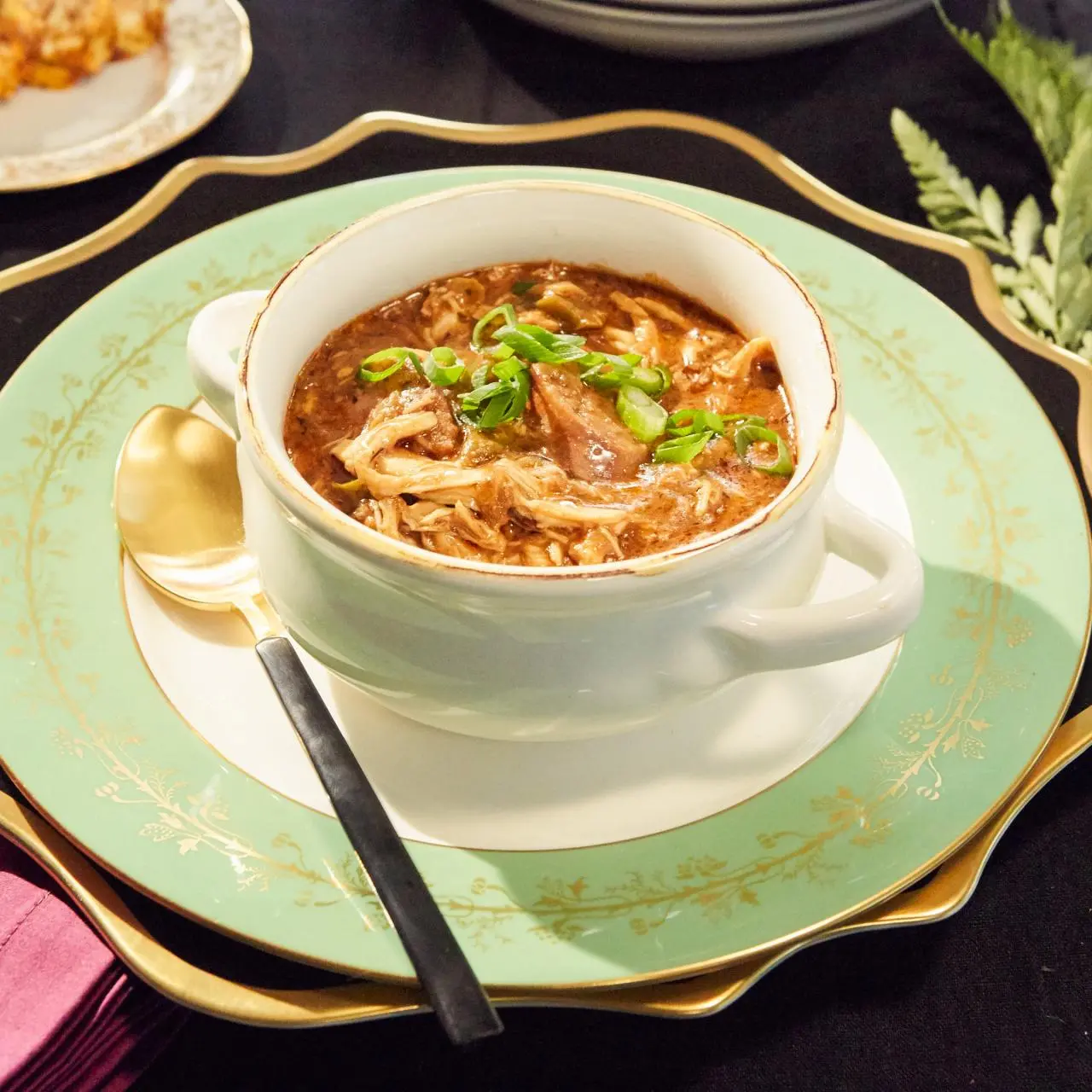 Chicken Thigh And Smoked Sausage Gumbo Recipe Food Network New Orleans
