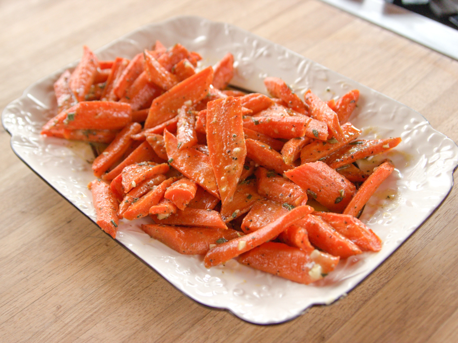 Roasted Carrots with Vinaigrette Recipe - Chef's Resource Recipes