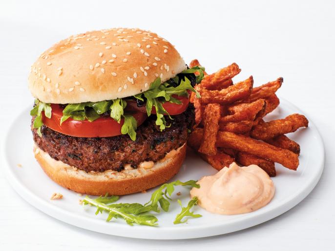 Moroccan-Spice Burgers Recipe | Food Network Kitchen | Food Network