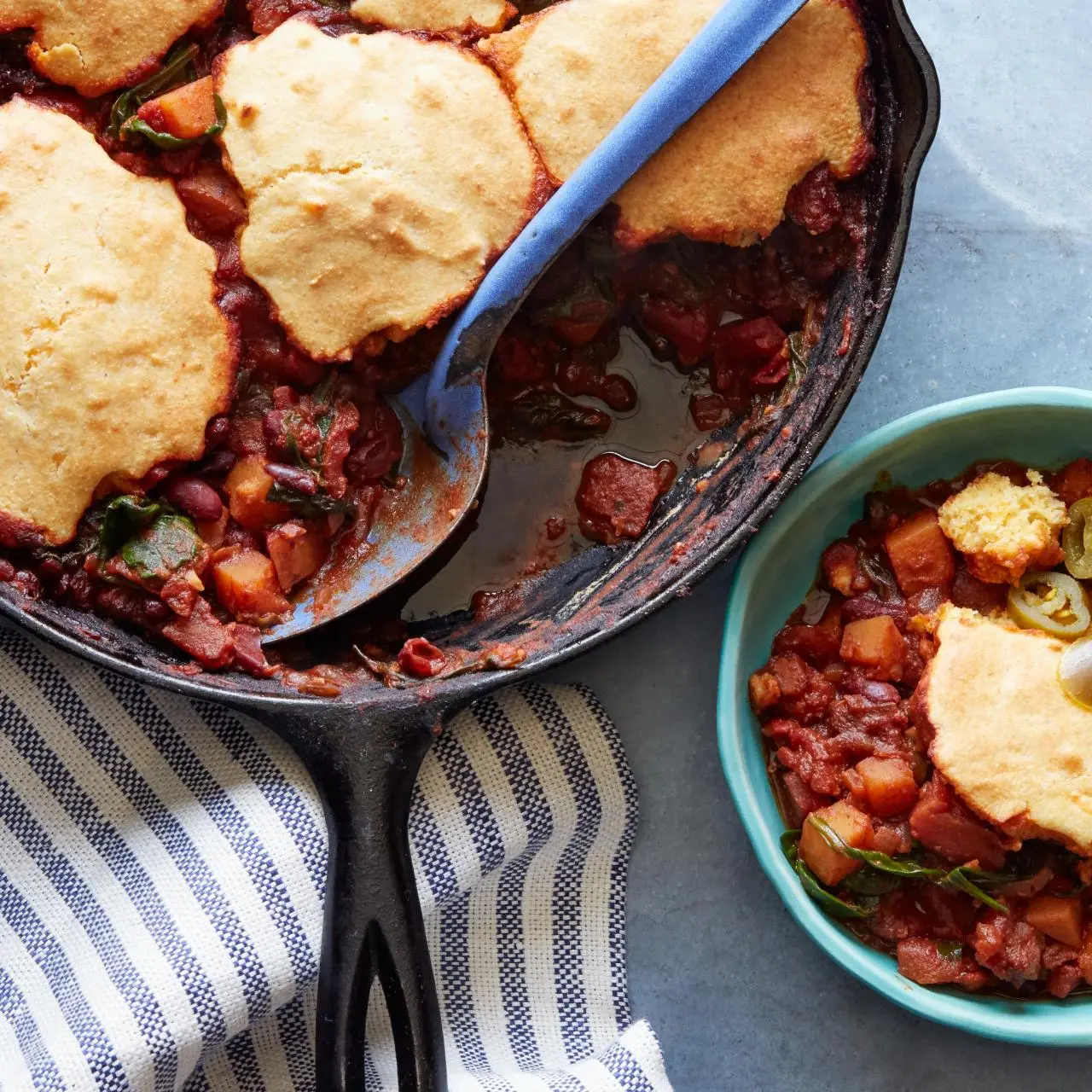 cornbread with chilli