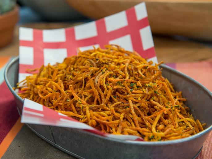 Shoestring Carrot Fries Recipe | Food Network