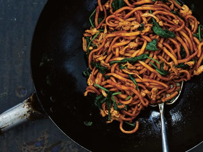 Shanghai Stir-Fried Chunky Noodles Recipe | Food Network