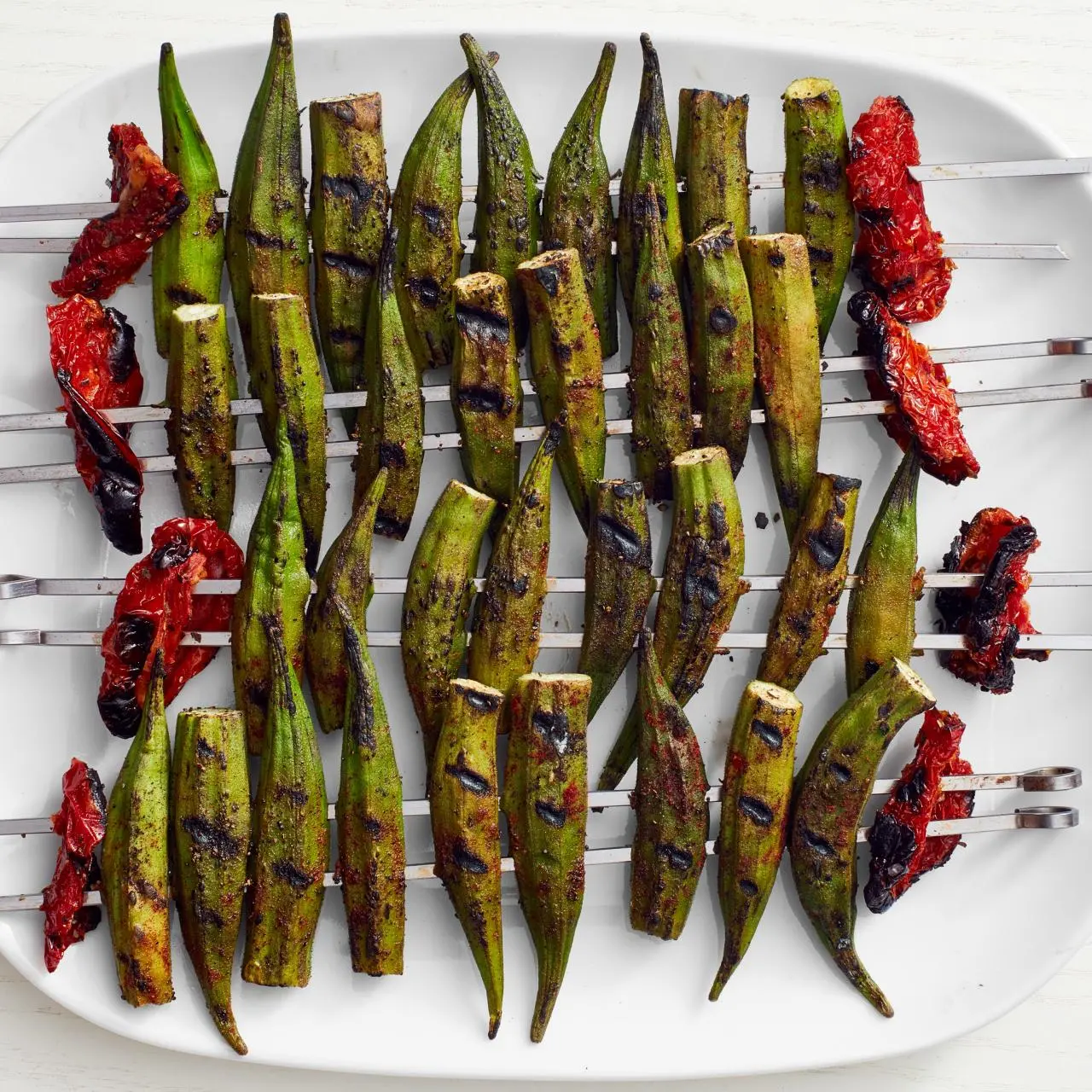 grilled okra