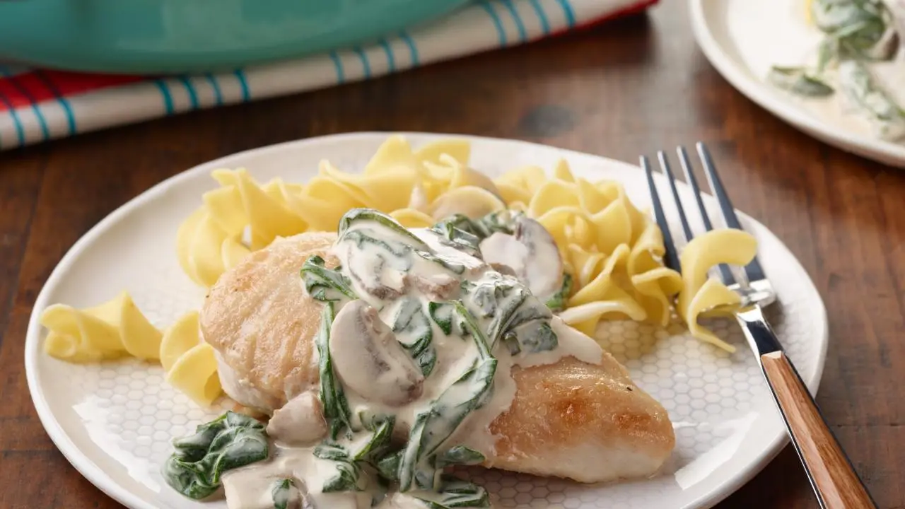 Creamy Skillet Chicken Recipe | Food Network Kitchen | Food Network