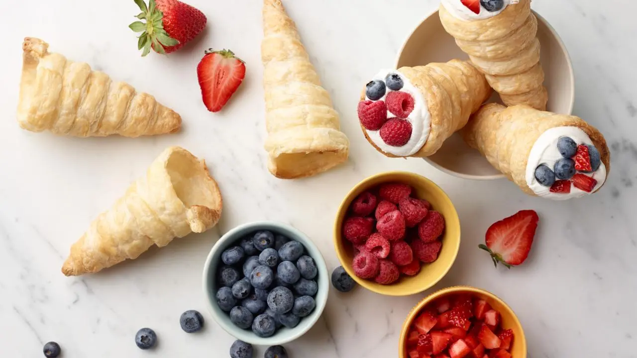 Puff Pastry Cones Recipe | Food Network Kitchen | Food Network