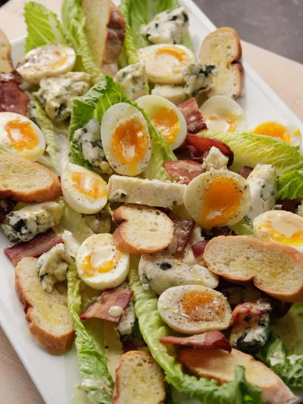 Caesar Salad with Blue Cheese and Bacon Recipe | Ina Garten | Food Network