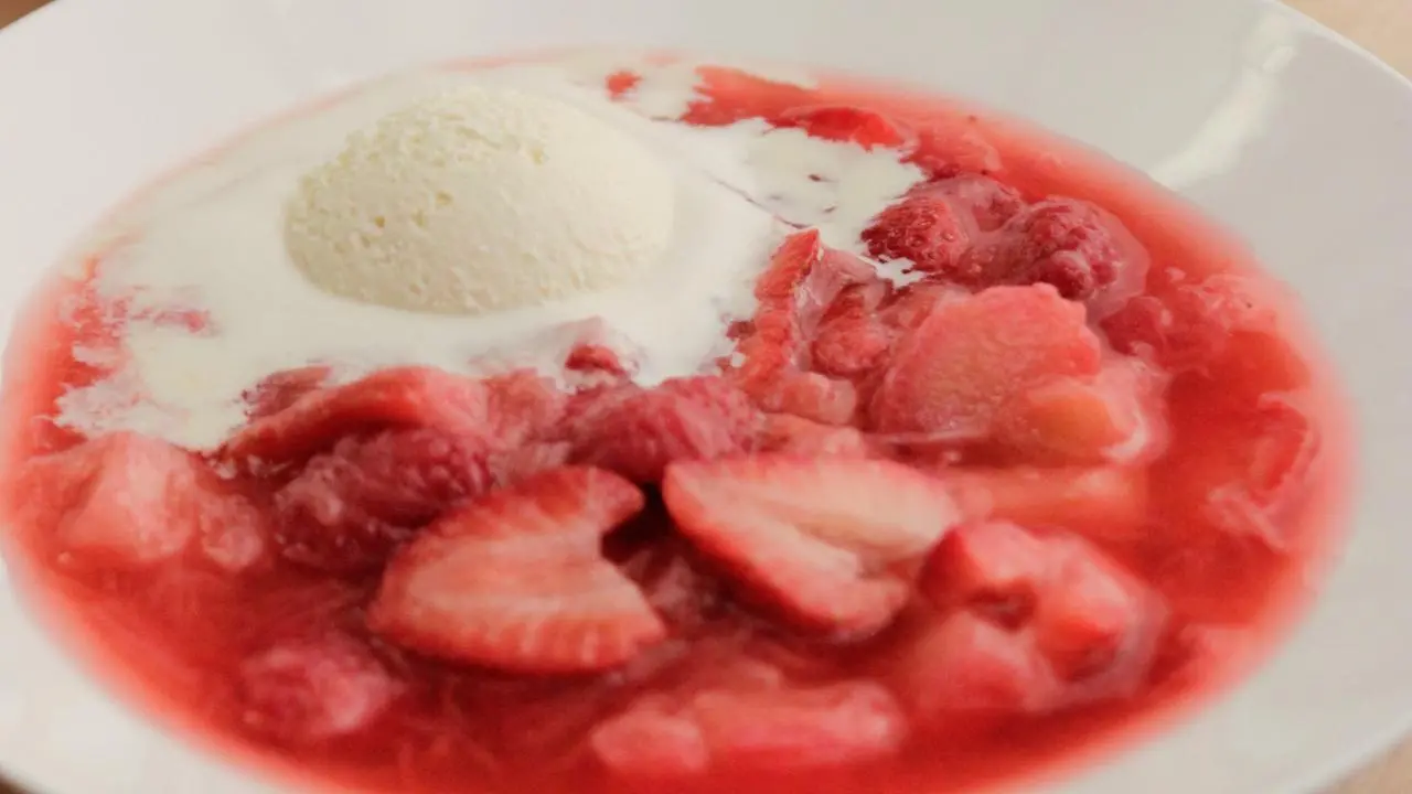 Stewed Rhubarb & Red Berries Recipe | Ina Garten | Food Network