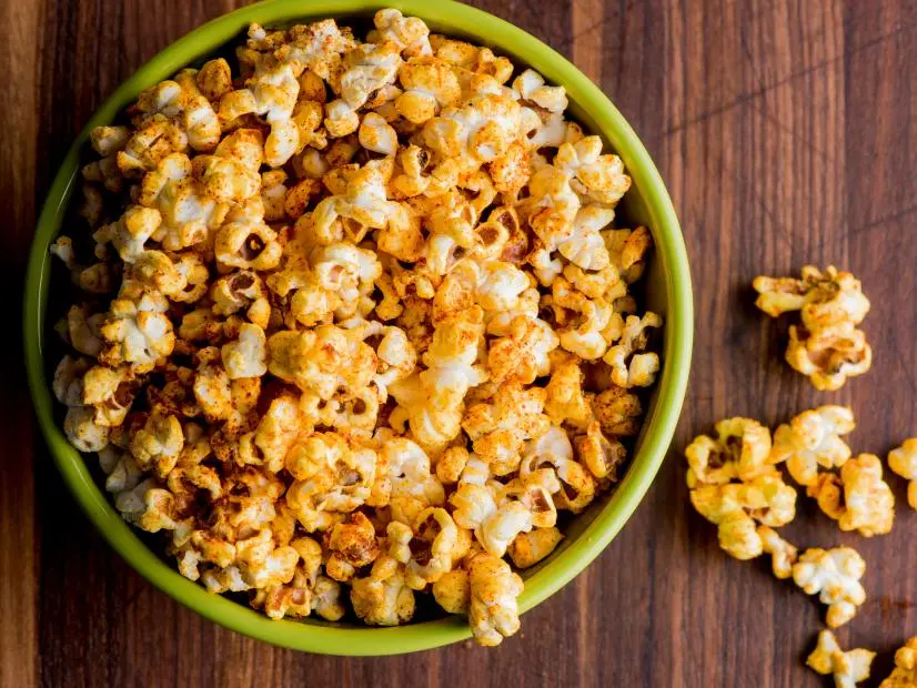 Chile Lime Popcorn Recipe | James Briscione | Food Network