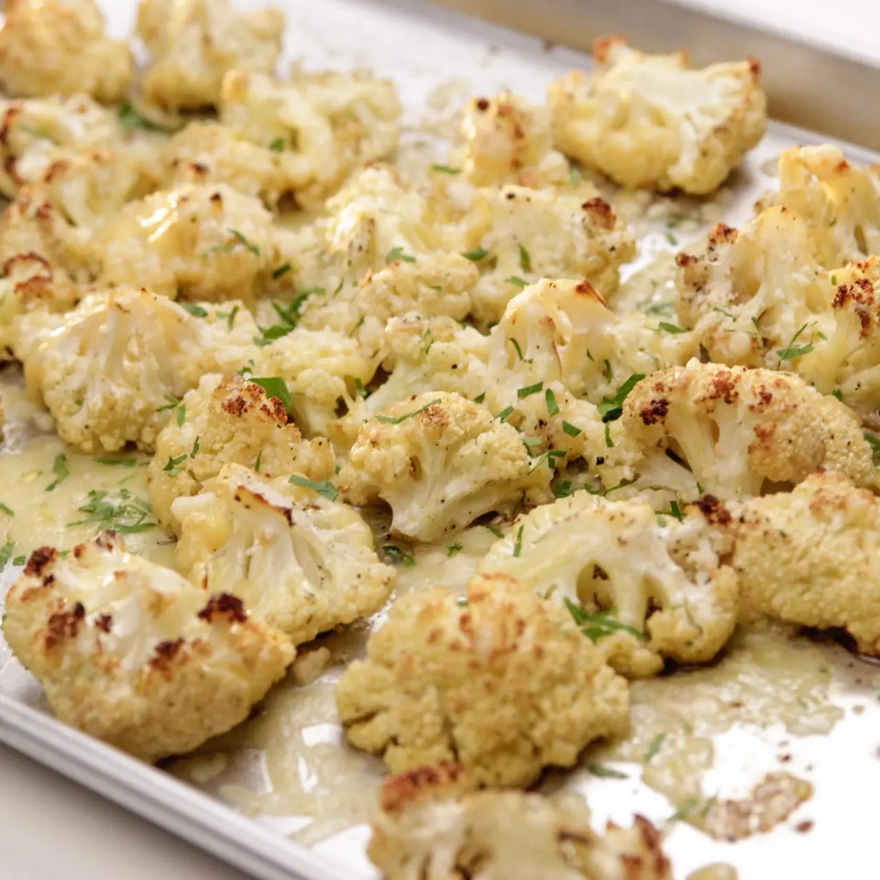 Roasted cauliflower with parmesan store