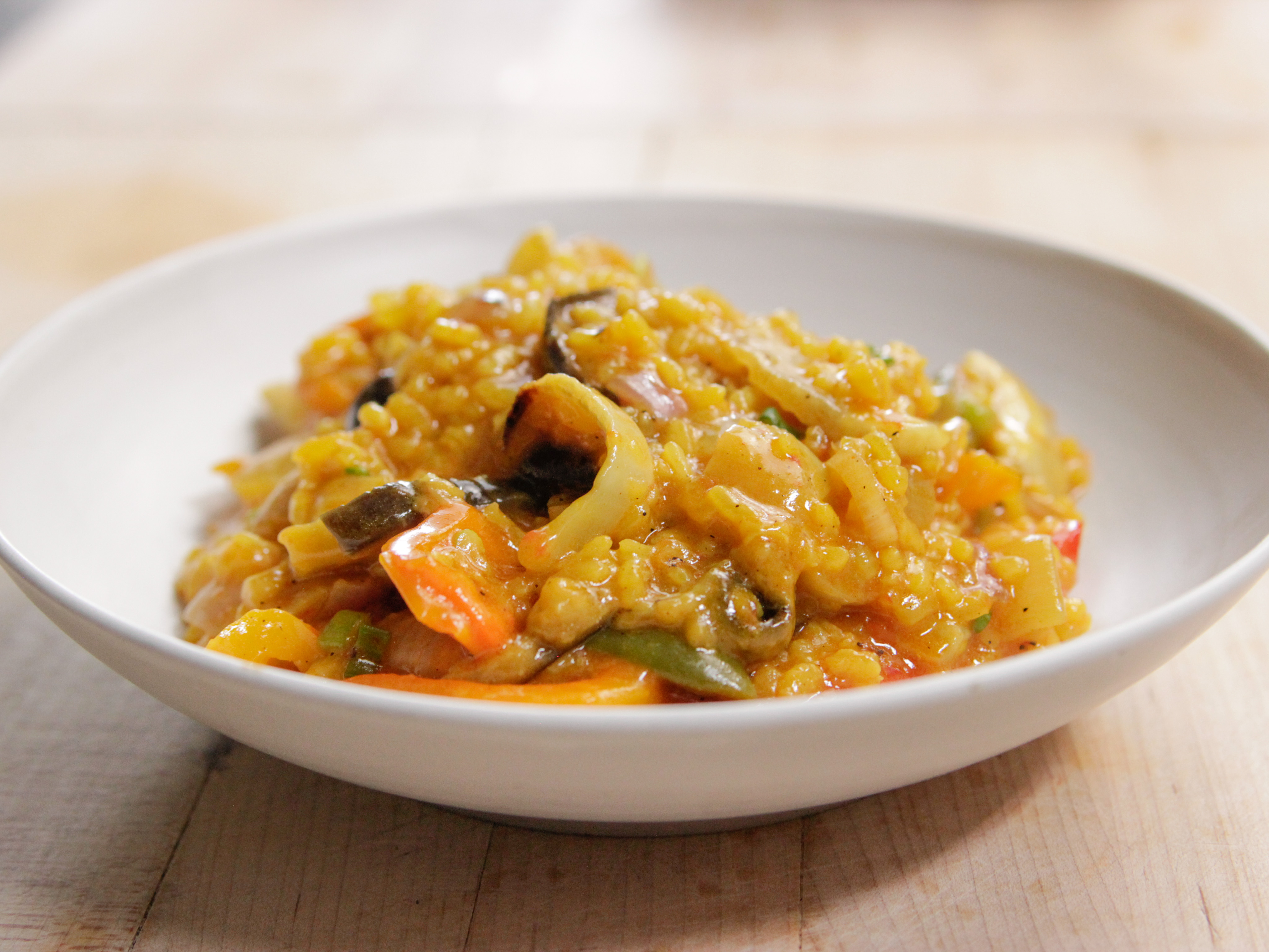 Roasted Vegetable Paella Recipe - Chef's Resource Recipes