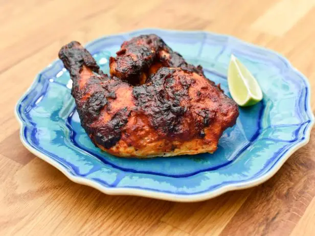 Grilled Adobo-Rubbed Chicken Recipe | Marcela Valladolid | Food Network