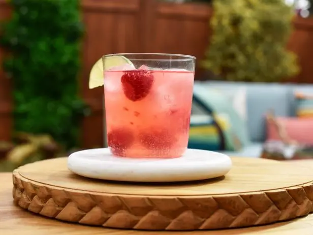 Raspberry-Lime Gin and Tonic Recipe | Food Network