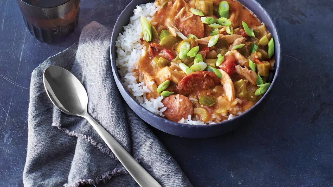 Quick Rotisserie Chicken Gumbo Recipe | Valerie Bertinelli | Food Network