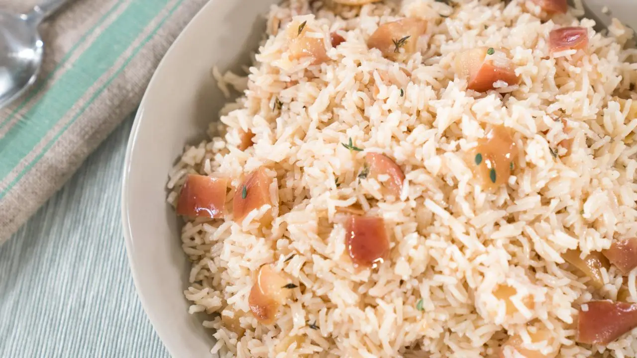 Apple Cider and Sauteed Apple Basmati Rice Recipe | Trisha Yearwood ...