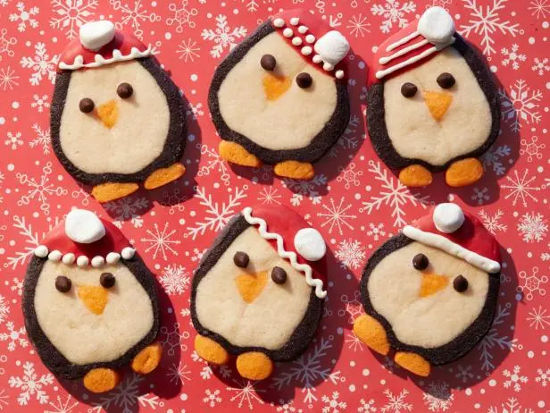 Penguin Slice-and-Bake Cookies Recipe | Food Network Kitchen | Food Network