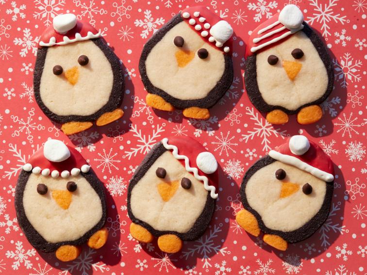 Penguin Slice-and-Bake Cookies Recipe | Food Network Kitchen | Food Network