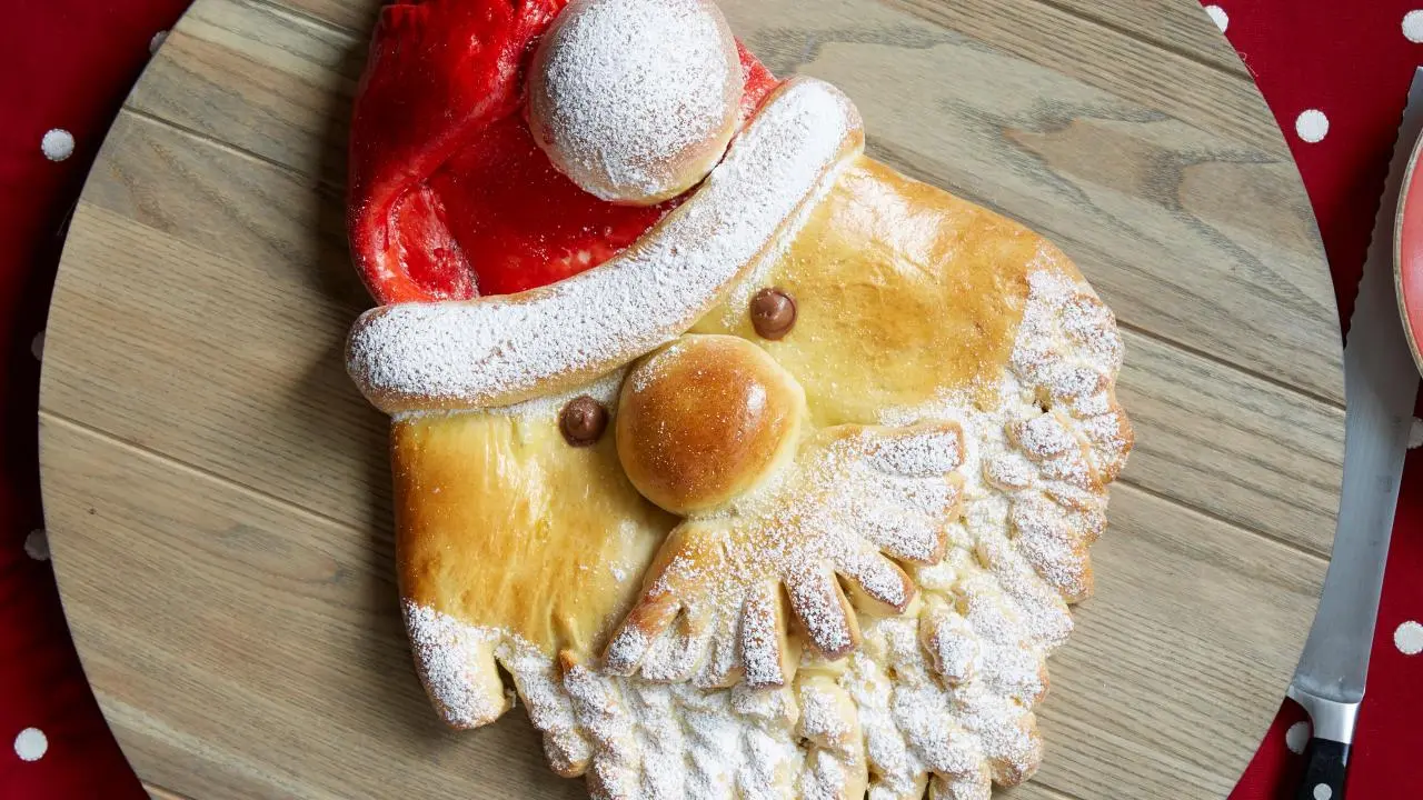 Santa Bread Recipe | Food Network Kitchen | Food Network