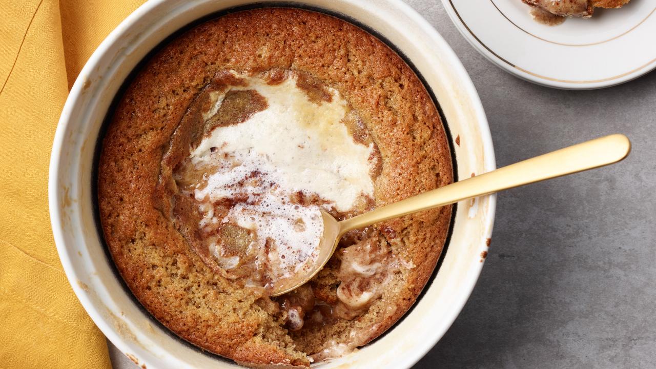 Banana Bread Lava Cake Recipe | Food Network Kitchen | Food Network