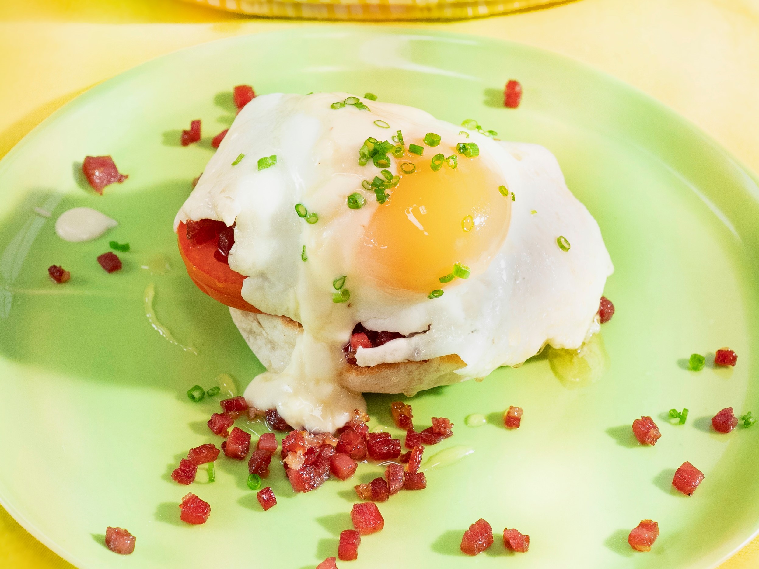 Corned Beef Hash Benedict with Cheesy Mornay Sauce Recipe - Chef's ...