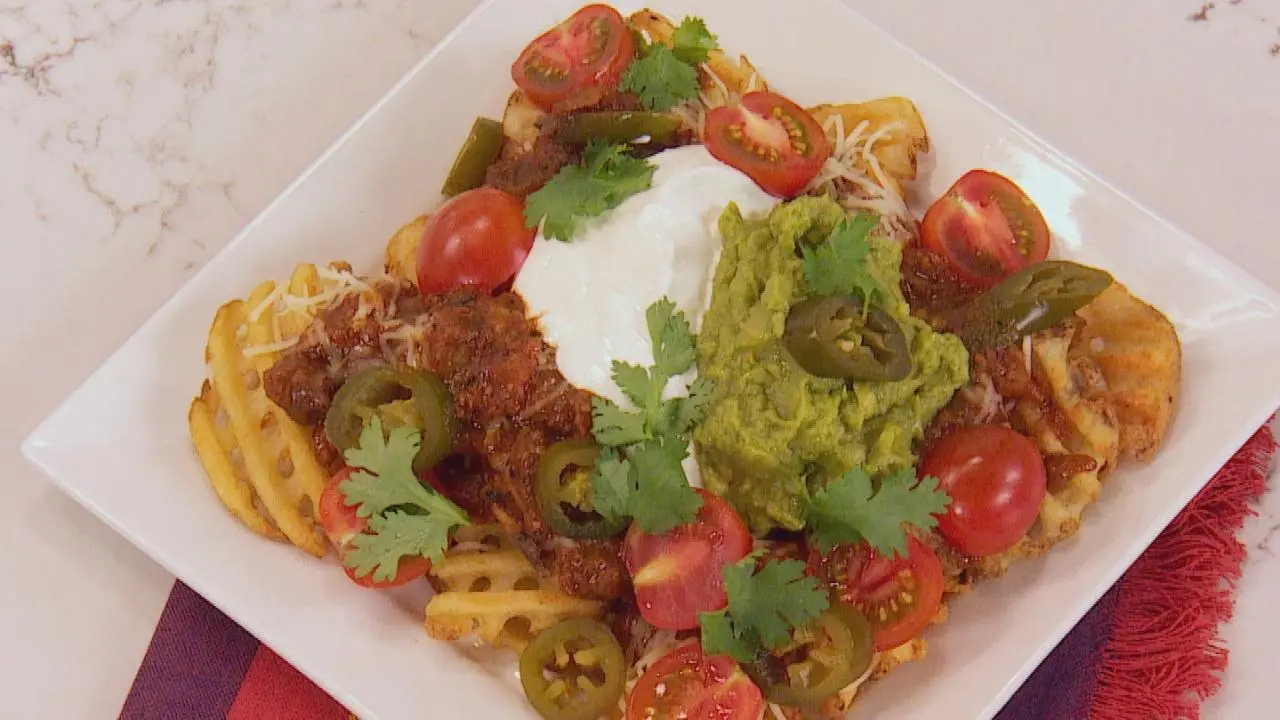 Nacho French Fries Recipe | Brandi Milloy | Food Network