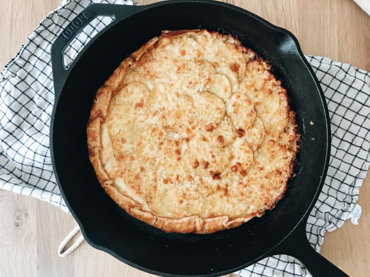 Skillet Potato Galette Recipe | Bev Weidner | Food Network