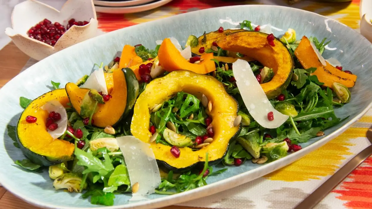 roasted squash salad