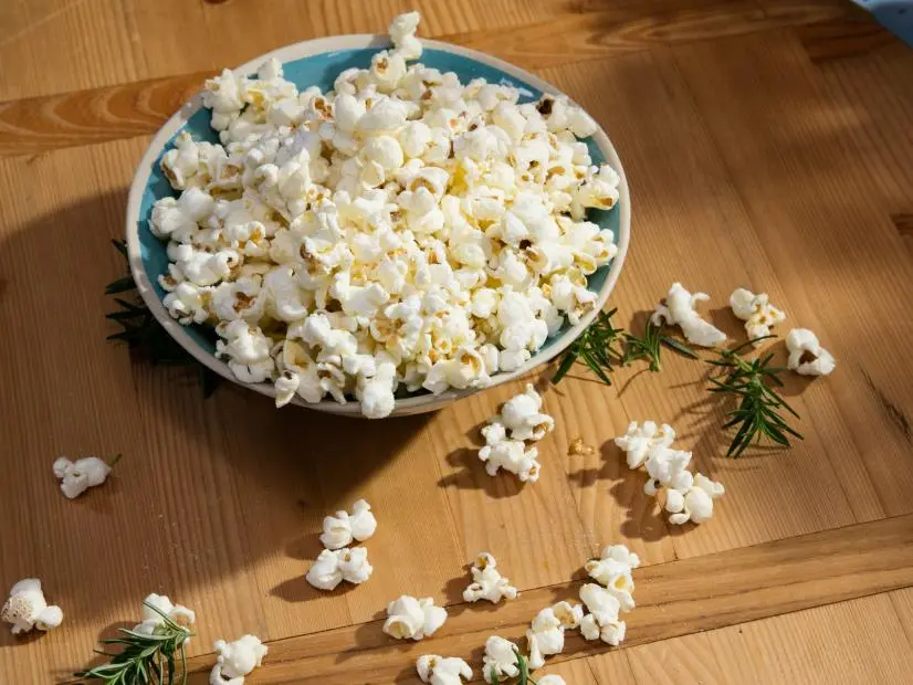 Rosemary-Parmesan Popcorn Recipe | Food Network