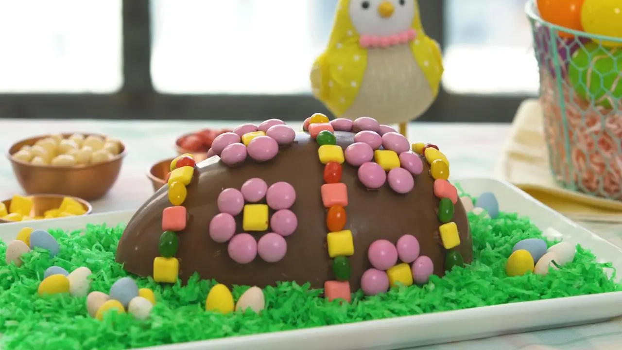 Candy-Filled Chocolate Easter Egg Recipe | Food Network Kitchen | Food ...
