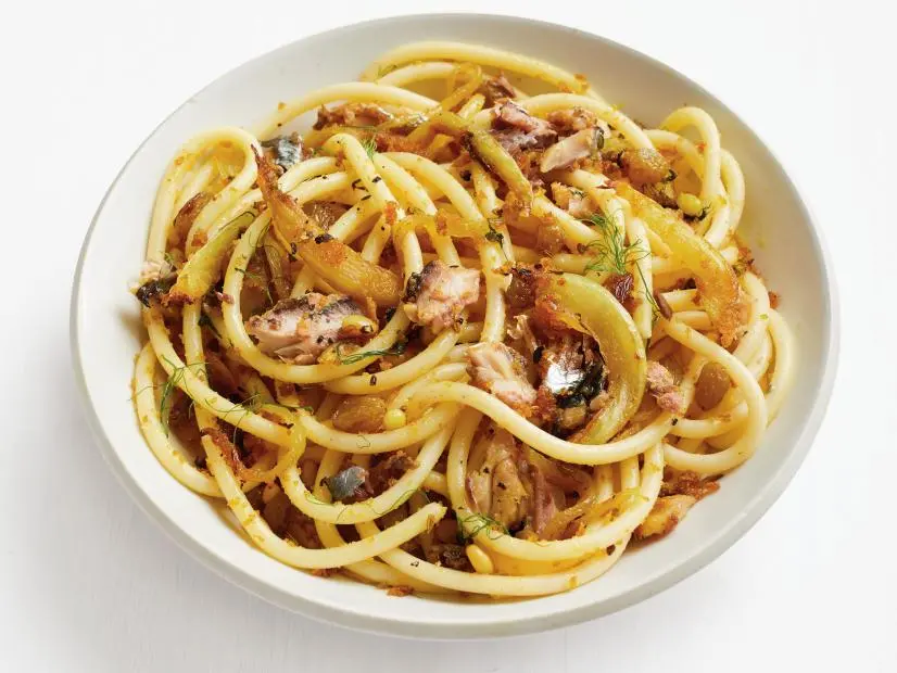 Sicilian Bucatini with Sardines Recipe | Food Network Kitchen | Food ...