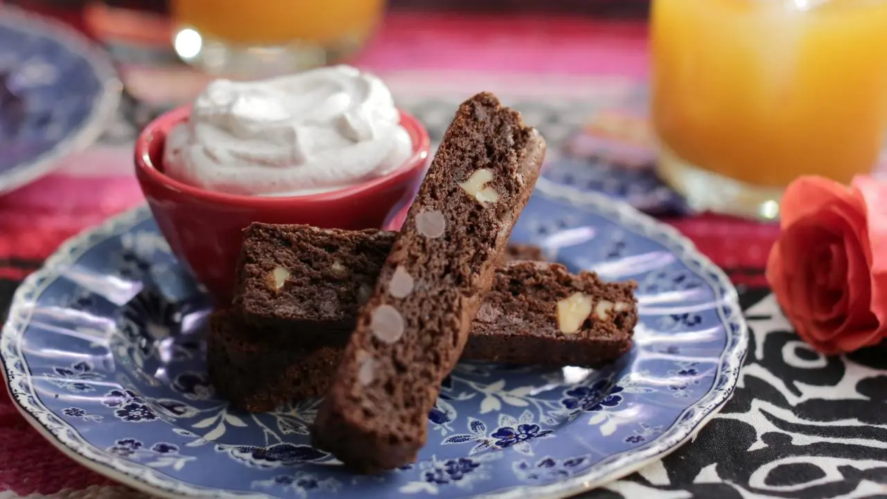 Aztec Chocolate Brownies with Cinnamon Whipped Cream Recipe | Valerie ...