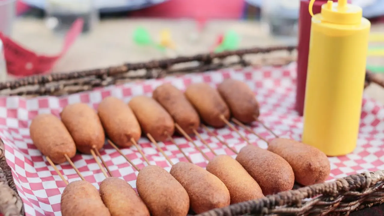Mini Corn Dogs Recipe | Valerie Bertinelli | Food Network