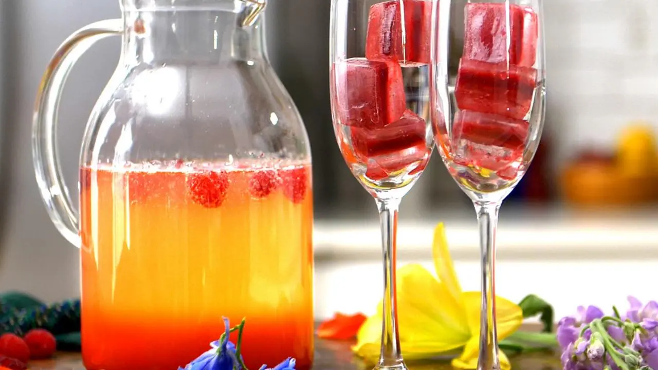 Raspberry Sunrise Mimosa Recipe | Food Network Kitchen | Food Network