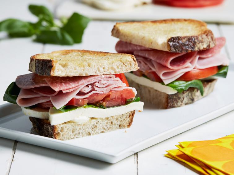 Caprese Salad Sub Sandwich Recipe | Food Network Kitchen | Food Network