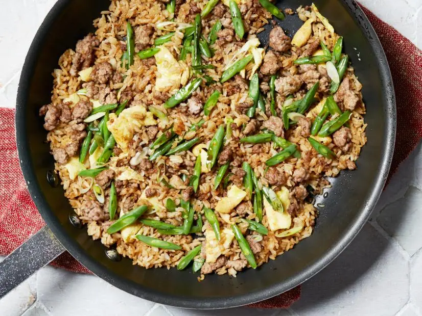 Pork and Green Bean Fried Rice Recipe | Food Network Kitchen | Food Network