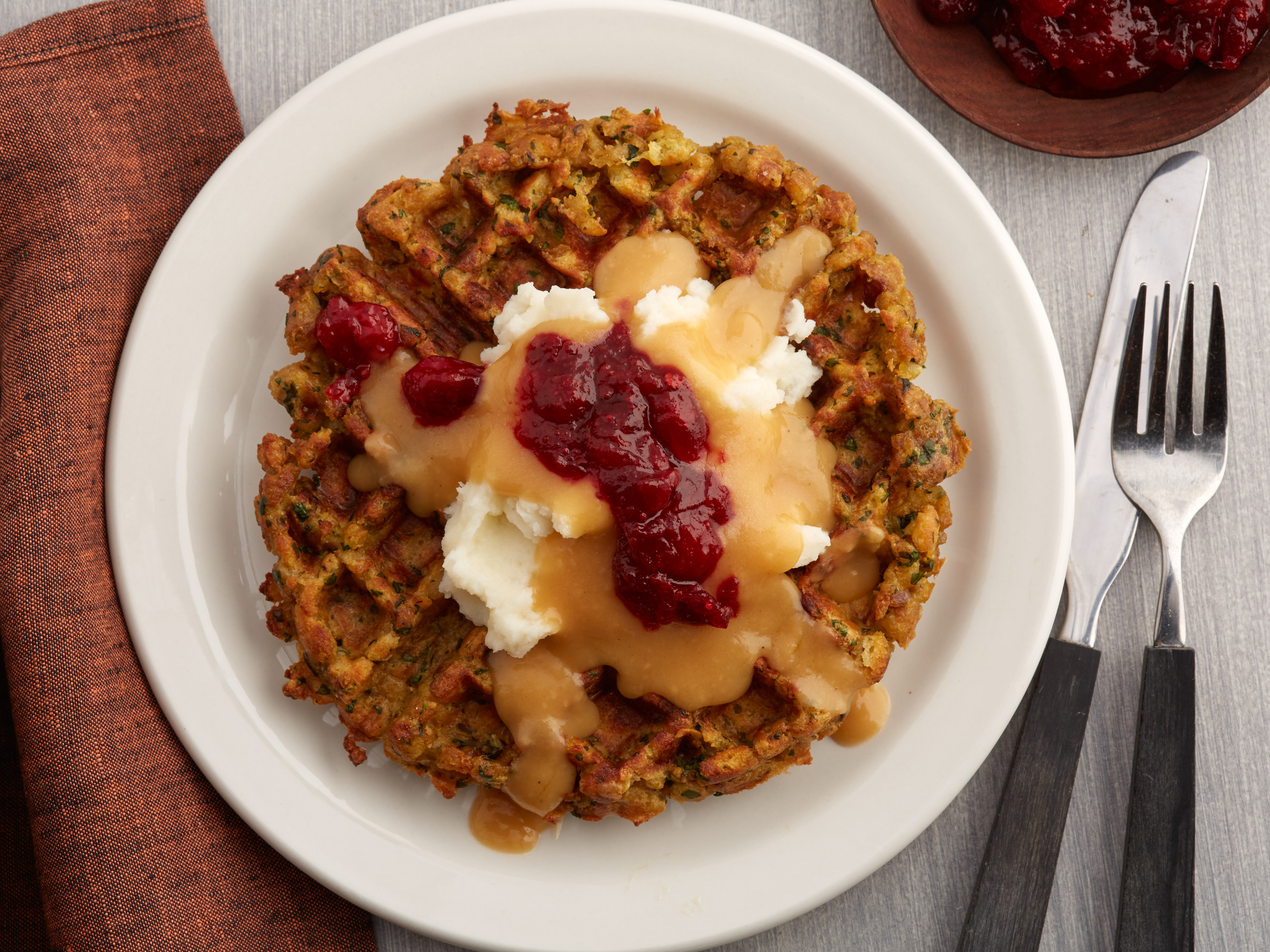 Leftover Stuffing Waffles Recipe - Chef's Resource Recipes