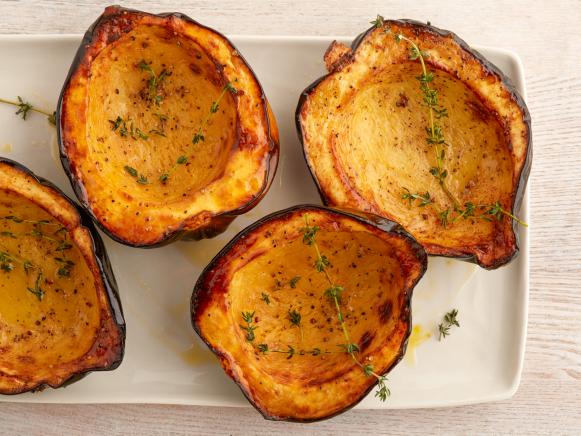 Roasted Acorn Squash Halves Recipe | Food Network Kitchen | Food Network