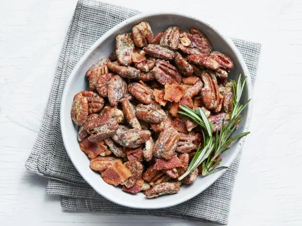 Garlic-Herb Pecans with Bacon Recipe | Food Network Kitchen | Food Network