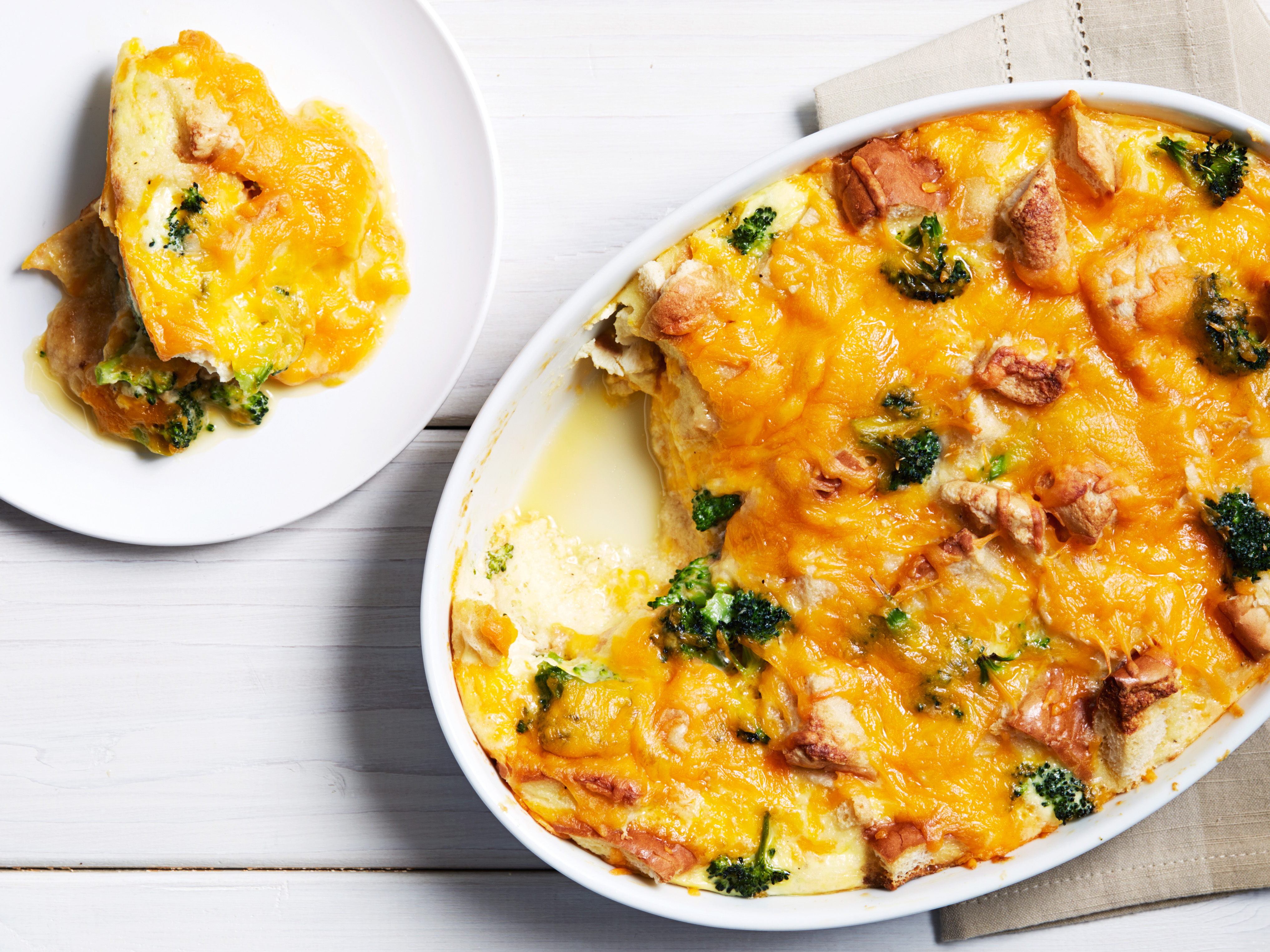 Broccoli and Cheddar Strata Recipe - Chef's Resource Recipes