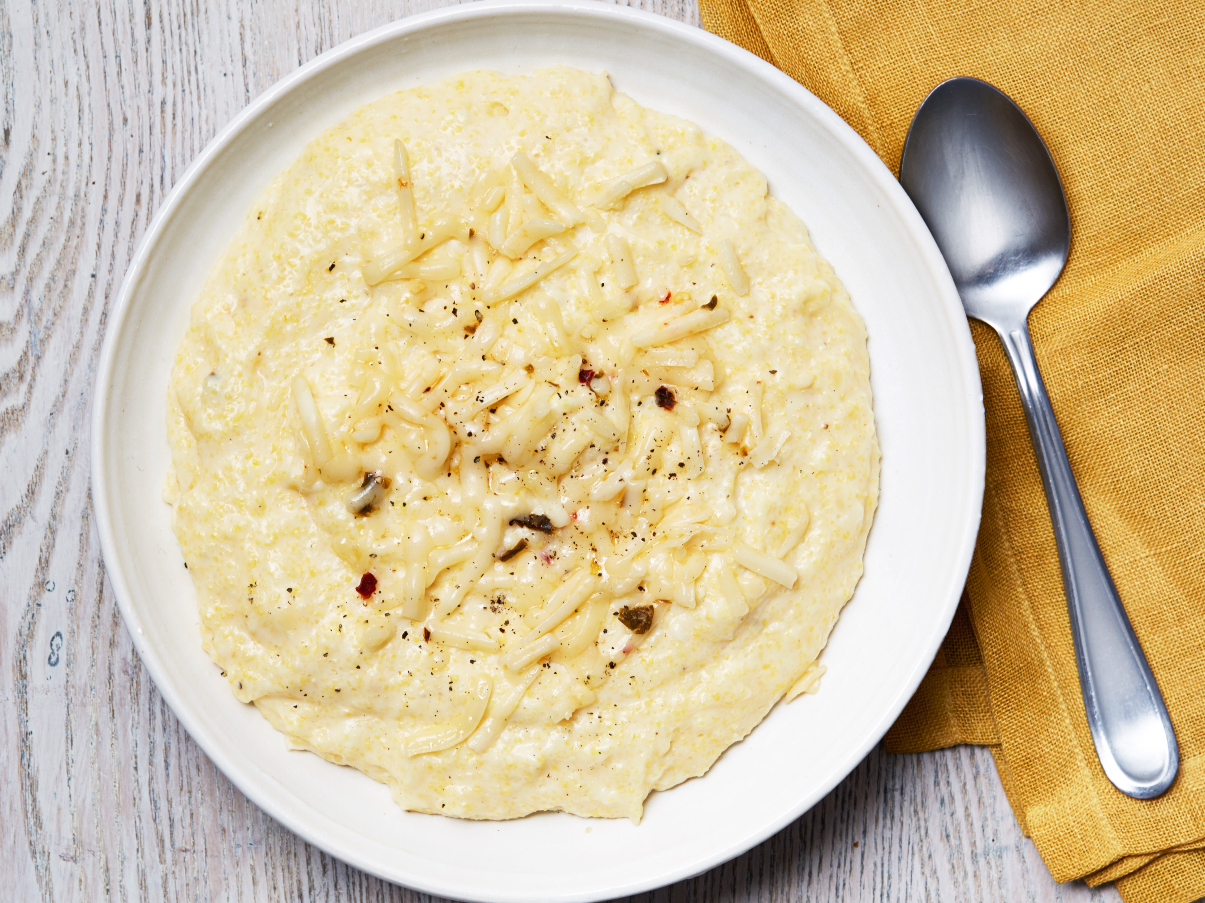 Cheesy Pepper Grits Recipe - Chef's Resource Recipes