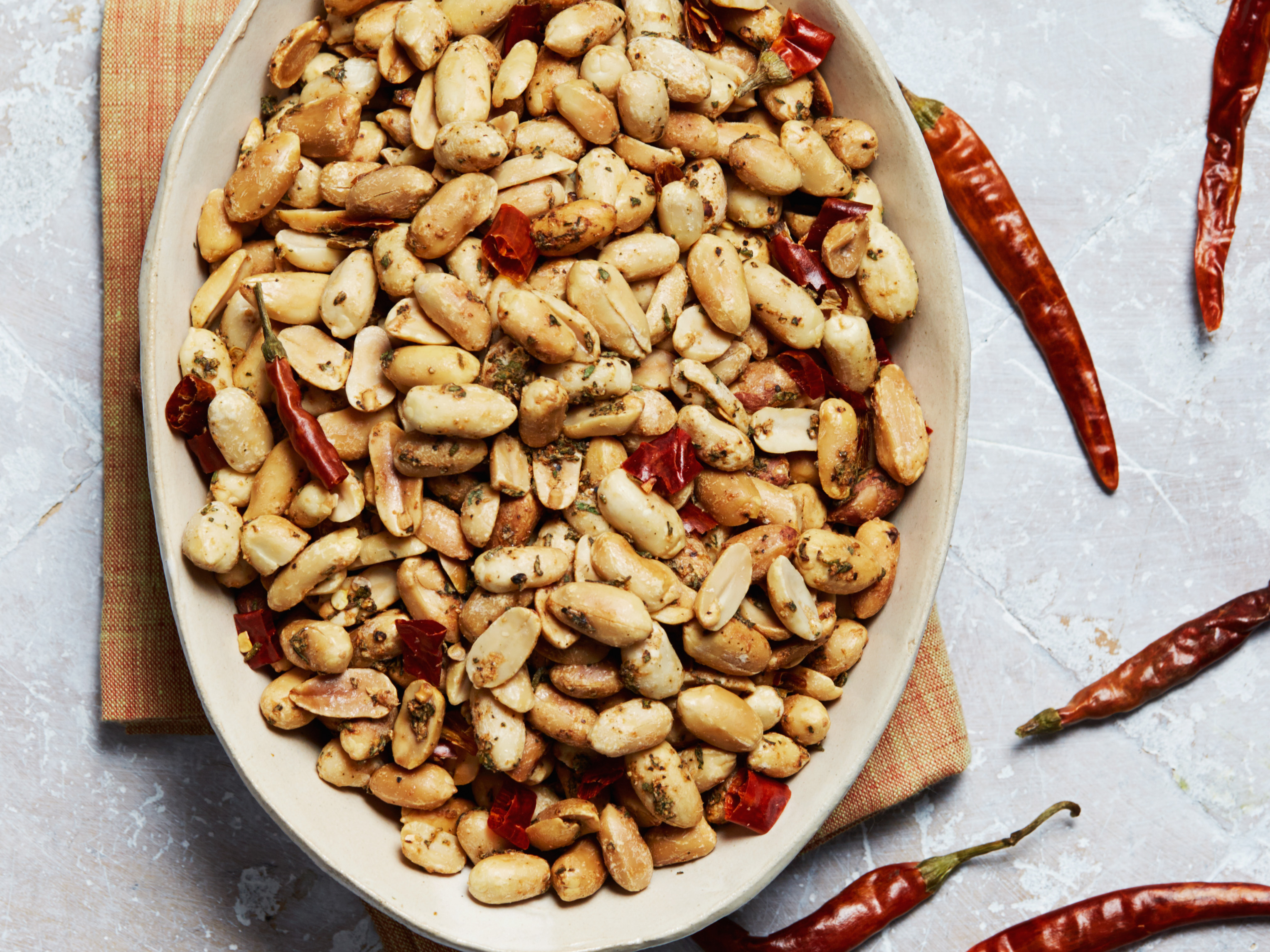 Spicy Garlic-Herb Peanuts Recipe - Chef's Resource Recipes