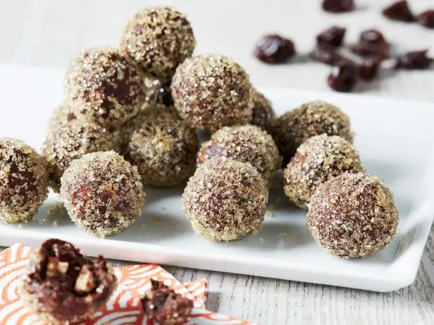 Pecan and Cherry Chocolate Truffles Recipe | Food Network Kitchen ...