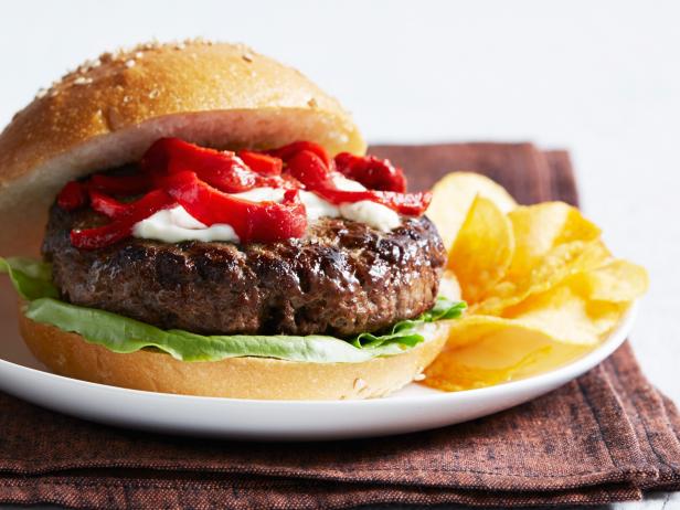 Spanish Chorizo Burger Recipe | Food Network Kitchen | Food Network