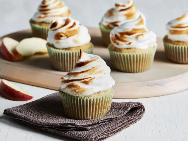 Apple Meringue Cupcakes Recipe | Food Network Kitchen | Food Network